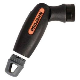 Projahn Multi-Griff, f&uuml;r S&auml;bels&auml;geblatt, 1/2" + 1/4" Aufnahme, abwinkelbar, drehbarer Befestigungsring, schwarz