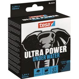 Tesa&reg; Montageband Ultra Power Under Water, robust, wasserfest, temperatur-/wetter-/UV-best&auml;ndig, 1 Rolle mit L 1,5 m x B 50 mm, schwarz