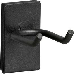 Werkzeughalter WFI, magnetisch, 2 Haken, L 55 x B 25 x H 55 mm, Stahl, schwarz, 2 St&uuml;ck