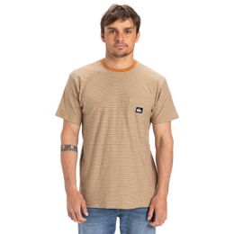 T-Shirt Quiksilver "Kentin", Herren, Gr. S, brankentinstripes, Obermaterial: 100% Walkfrottier;, Shirts T-Shirt