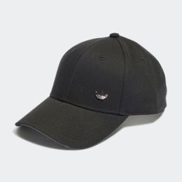 Baseball Cap adidas originals "METALLIC TREFOIL", Damen, schwarz, Obermaterial: 100% Baumwolle, Caps Baseball Cap