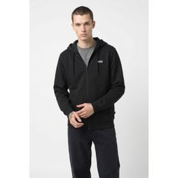Kapuzensweatjacke Vans "LEFT CHEST FZ PO", Herren, Gr. XXL, schwarz, Obermaterial: 70% Baumwolle, 30% Polyester, Sweatjacken Kapuzensweatjacke