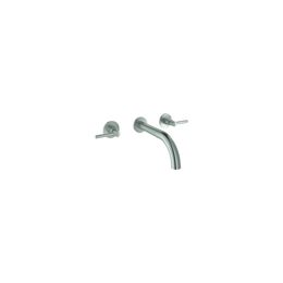 Grohe Waschtisch-3-Loch-Armatur Atrio 1/2", m Hebelgr., Wd-mont., supersteel (20662DC0)