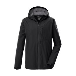 Funktionsjacke Killtec "KOS 56 MN JCKT", Herren, Gr. M, schwarz, Obermaterial: 100% Polyester;Futter: 100% Polyester, Jacken Funktionsjacke, Leichte, wasserdichte Jacke, atmungsaktiv, kompakt verstaubar