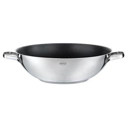 R&ouml;sle Wok R&Ouml;SLE "PUREELEMENTS &Oslash; 32 cm Keramik ProCeraPlus", silberfarben, B:33,4cm H:10,2cm L:40,7cm &Oslash;:32cm, Pfannen, Wok