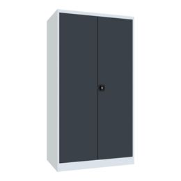 Pavoy Schwerlastschrank, 3 Fachb&ouml;den a 120 kg, 3 Schubladen a 175 mm, Ral 7035/7016 (36362-104-002-735716)