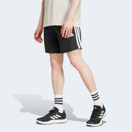 Shorts adidas Performance "ESSENTIALS TRAINING 3-STREIFEN WOVEN", Herren, Gr. XL, L&auml;nge 7, schwarz (schwarz, innenbeinl&auml;nge ca. 18 cm), Obermaterial: 100% Polyester, Hosen Shorts