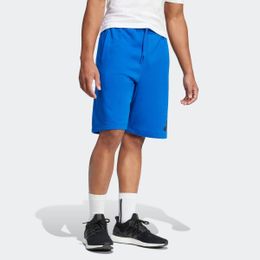 Shorts adidas Sportswear "ESSENTIALS BIG LOGO FRENCH TERRY", Herren, Gr. S, N-Gr, blau (royal blau, schwarz, normal, gr.), Obermaterial: 55% Baumwolle, 36% Polyester, 9% Viskose, Hosen Shorts