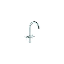 Grohe Waschtisch-Zweigriff-Armatur Atrio 1/2", L-Size, mit Kreuzgriffen, chrom (21144000)