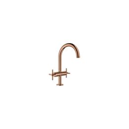 Grohe Waschtisch-Zweigriff-Armatur Atrio 1/2", L, mit Kreuzgriffen, warm sunset (21144DA0)