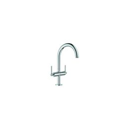 Grohe Waschtisch-Zweigriff-Armatur Atrio 1/2", L-Size, mit Hebelgriffen, chrom (21145000)