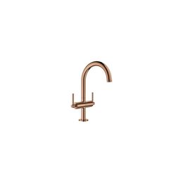 Grohe Waschtisch-Zweigriff-Armatur Atrio 1/2", L, mit Hebelgriffen, warm sunset (21145DA0)