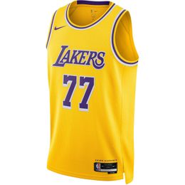 Nike Luka Doncic Los Angeles Lakers Spielertrikot Herren - Gr&ouml;&szlig;e XL - gelb