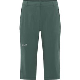 Jack Wolfskin HIKEOUT Caprihose Damen - Gr&ouml;&szlig;e 38 - gr&uuml;n