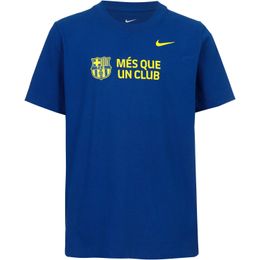 Nike FC BARCELONA T-Shirt Kinder - Gr&ouml;&szlig;e 140/146 - blau
