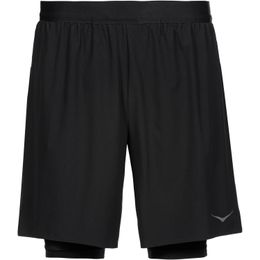 Hoka One One HOKA GLIDE 7'' Funktionsshorts Herren - Gr&ouml;&szlig;e S - schwarz