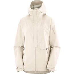 Salomon OUTERPATH PRO 2.5L Hardshelljacke Damen - Gr&ouml;&szlig;e M - beige