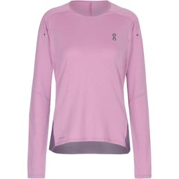 On Performance LOng-T FunktiOnsshirt Damen - Gr&ouml;&szlig;e L - rosa