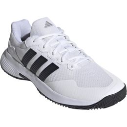 Adidas GameCourt 2 M Tennisschuhe Herren - Gr&ouml;&szlig;e 47 1/3 - wei&szlig;