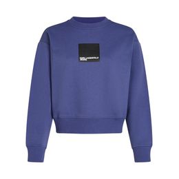 KARL LAGERFELD JEANS Sweatshirt female Blue size S