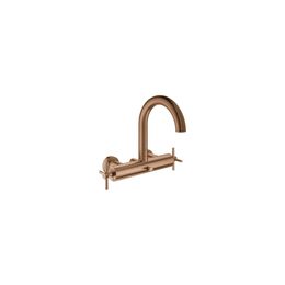 Grohe Wannen-Zweigriff-Armatur Atrio 1/2", m Kreuzgr., Wd-mont., w. suns geb. (25268DL0)