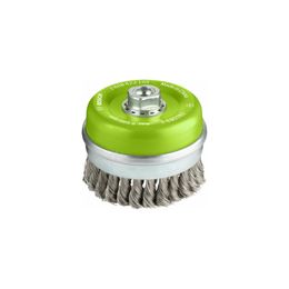 Bosch Topfb&uuml;rste Edelstahl gezopfter Draht 100 mm 0,35 mm 8500 U/ min M14 (2608622105)