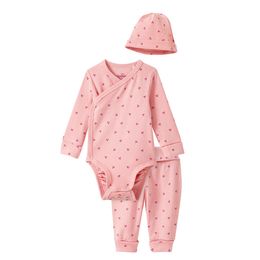 Topomini Newborn Set aus Wickelbody, Hose und M&uuml;tze