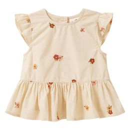 Topomini Baby Bluse mit Blumen-Stickerei
