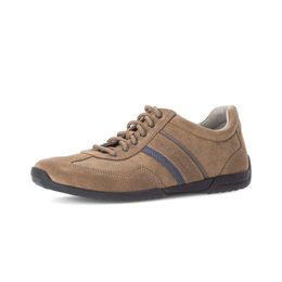 Sneaker Gabor "Sneaker low", Herren, Gr. 49,5, beige, Schuhe Sneaker