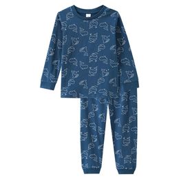 Topomini Baby Schlafanzug mit Wal-Print