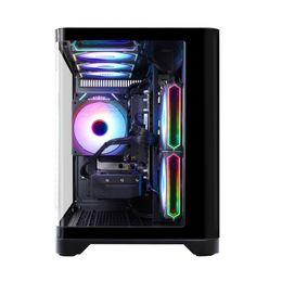 GAMEMAX Gaming-PC "HYPE-M BK 8011 AMD Ryzen 5 7500F 16GB DDR5 1TB SSD RX 9070", Microsoft Windows 11 Home (64 Bit), 16 GB RAM 1.000 GB SSDschwarz,
