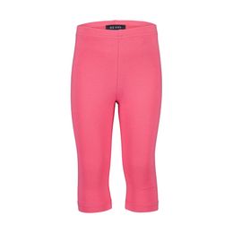Caprileggings Blue Seven, M&auml;dchen, Gr. 104, N-Gr, pink, Jersey, Obermaterial: 95% Baumwolle, 5% Elasthan, unifarben, Basic 3/4-L&auml;nge, Hosen