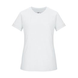 T-Shirt Killtec "KOS 31 WMN TSHRT", Damen, Gr. 46, naturwei&szlig;, Obermaterial: 61% Polyester, 30% Polyamid, 9% Elasthan, Rundhals, Shirts T-Shirt, Schnelltrocknend, angenehmer Tragekomfort, recyceltes Material