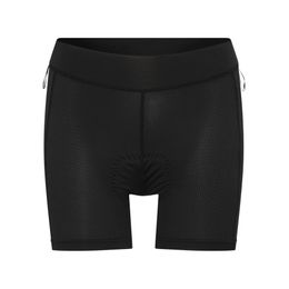 Radhose Ziener "NIDELLE-Z", Damen, Gr. 46, EURO-Gr&ouml;&szlig;en, schwarz, Obermaterial: 86% Polyester, 14% Elasthan, Hosen