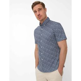 Kurzarmhemd Brax "Style DAN", Herren, Gr. XXL, Normalgr&ouml;&szlig;en, navy, 100% Baumwolle, Hemden