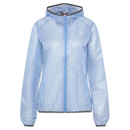Regenjacke Ziener "NATINA-Z", Damen, Gr. 36, dreamy sky, Obermaterial: 53% Polyester, 47% Polyurethan, Jacken Regenjacke
