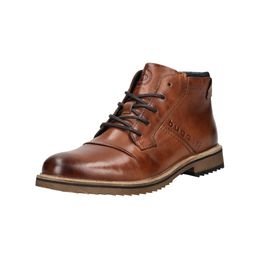 Bugatti Herren Schn&uuml;rstiefelette "Bugatti Stiefelette Leder", Gr. 40cognac, Leder, Schuhe