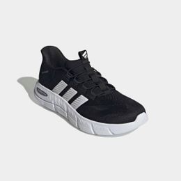 Walkingschuh adidas Sportswear "CLOUDFOAM FLEX - RAPIDFIT", Herren, Gr. 43, core schwarz, ftwr wei&szlig;, grau three, Synthetik, Textil, Schuhe Walkingschuh