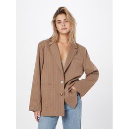Nasty Gal Blazer Damen Gr&ouml;&szlig;e 42 taupe / stone / hellgrau