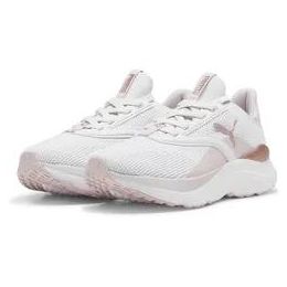 Laufschuh Puma "SOFTRIDE Mayve Laufschuhe Damen", Damen, Gr. 40.5, feather gray mauve mist rose gold pink metallic, Obermaterial: Textil, Synthetik. Futter: Textil. Innensohle: Textil. Laufsohle: Gummi, Synthetik, Schuhe Laufschuh