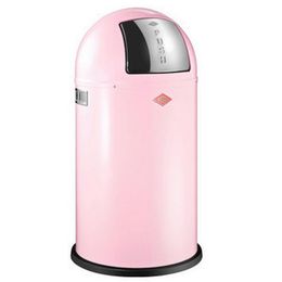 Wesco Abfallsammler Pushboy, Edelstahl, Pink, Metall, 50 L, 75.5 cm, K&uuml;chen, K&uuml;chenausstattung, M&uuml;lleimer