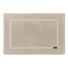 JOOP! Badteppich Pearl, Sand, Textil, Uni, rechteckig, 50x70 cm, Made in Germany, f&uuml;r Fu&szlig;bodenheizung geeignet, Badtextilien, Badematten