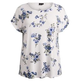 ZIZZI Shirt 'Vmalis' female White size XXXL