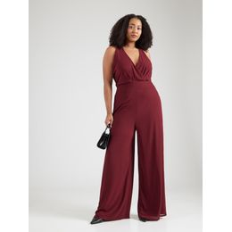 Wal G. Jumpsuit 'CASIA' Damen Gr&ouml;&szlig;e 5XL weinrot