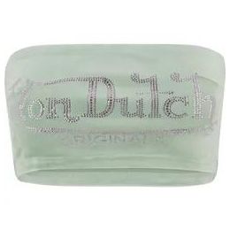 Muskelshirt Von Dutch "Von Dutch SWAY TOPS", Damen, Gr. L, sage, 70% Polyester, 30% Elasthan, bedruckt, normal, ohne Ausschnitt, Shirts