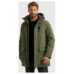 PME-Legend Parka PME LEGEND, Herren, Gr. 3XL, dusty olive, Web, Obermaterial: 100% Nylon, unifarben, normal ca. Mitte Oberschenkel, Rundhals, B&uuml;ndchen, Jacken Parka, mit Kapuze