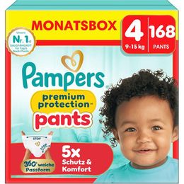 Pampers Windeln Premium Protection Pants Gr. 4 Maxi (9-15 kg) Monatsbox