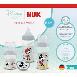 Nuk Geschenkset Babyflaschen & Schnuller Perfect Match Disney Mickey Mouse 4tlg