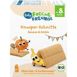 erdb&auml;r Babysnack Knusper-Schnitte Banane & K&uuml;rbis ab dem 8. Monat, 6x14g Freche Freunde