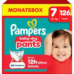Pampers Baby Pants Baby Dry Gr. 7 Extra Large (15+ kg) Monatsbox